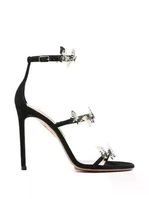 Women's Aquazzura Black Sandals