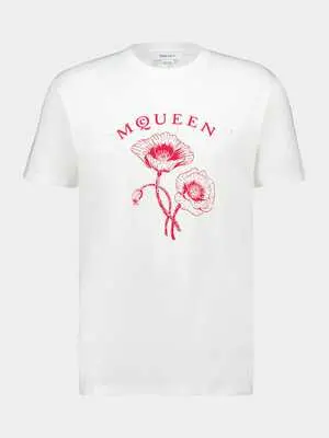 Alexander McQueen And Poppy T-shirt - White