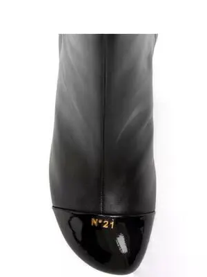 N°21 Leather Cap-toe Boots