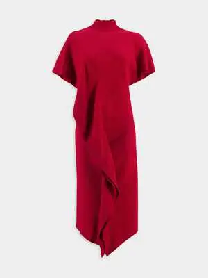 Colville Love Short-sleeve Midi Dress - Red