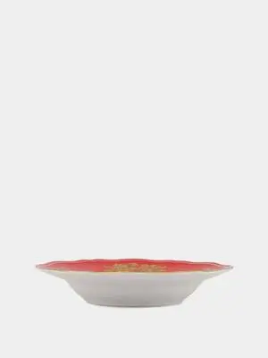 GINORI 1735 Oriente Italiano Rubrum Soup Plate