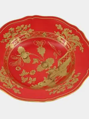 GINORI 1735 Oriente Italiano Rubrum Soup Plate