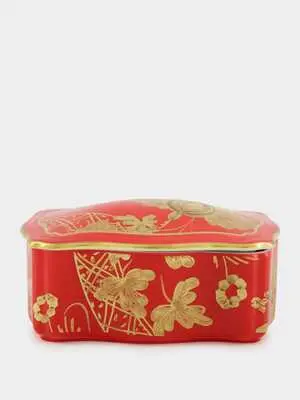 GINORI 1735 Rubrum Oriente Italiano Decorative Jewellery Box