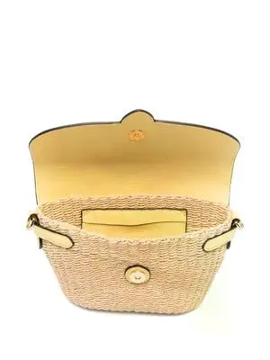 Ralph Lauren Lynden Woven Flap Tote Bag