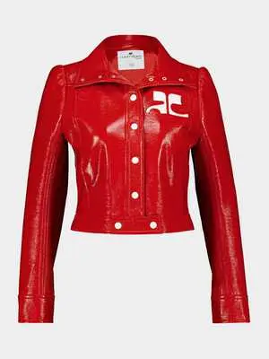 COURREGES Courrèges Heritage Reedition Vinyl Jacket Red