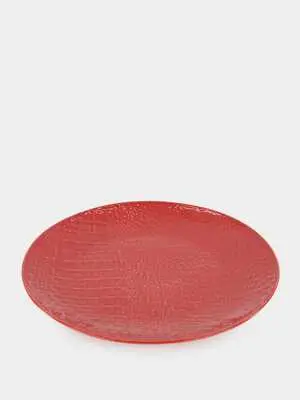 HOUSE OF CAPRICORN Jacaré Ceramic Dinner Plate