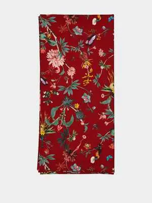 La DoubleJ Fantastic Creatures Print Large Tablecloth - Red