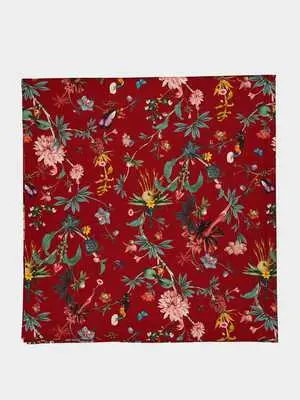 La DoubleJ Fantastic Creatures Print Large Tablecloth - Red