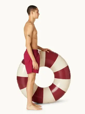 PETITES POMMES Striped Float - Red