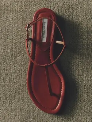 EMME PARSONS Calfskin Cecilia Sandals - Red