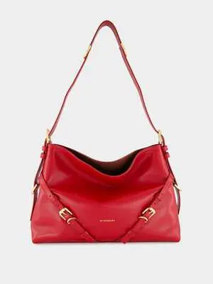 Givenchy Voyou Leather Bag - Red
