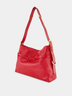 Givenchy Voyou Leather Bag - Red