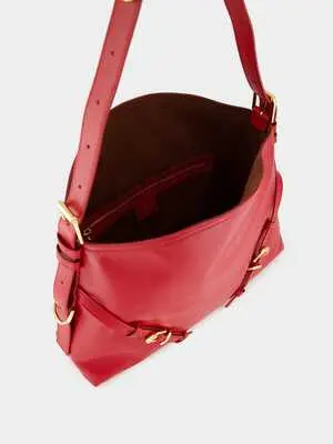 Givenchy Voyou Leather Bag - Red