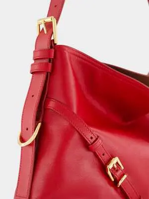 Givenchy Voyou Leather Bag - Red