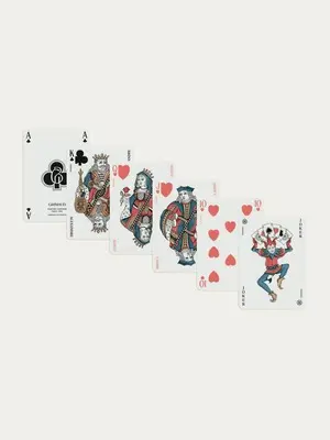 GRIMAUD N°300 Bridge Card Set In Dolphin Blue And Coral