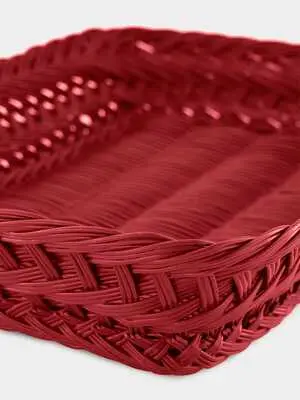 HOUSE OF CAPRICORN Handmade Vitória Wicker Medium Tray
