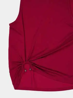 Rabanne Ruby Jersey Tank Top - Red