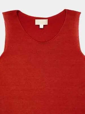 120% Lino Sleeveless Wool Top