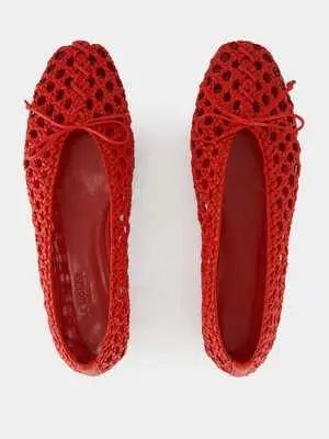Le Monde Beryl Regency Slipper In Woven Leather