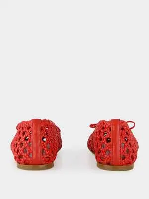 Le Monde Beryl Regency Slipper In Woven Leather
