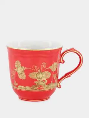 GINORI 1735 Oriente Italiano Rubrum Porcelain Mug - Red