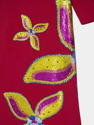 PAULA Bellona Dahlia Sequin Long Dress