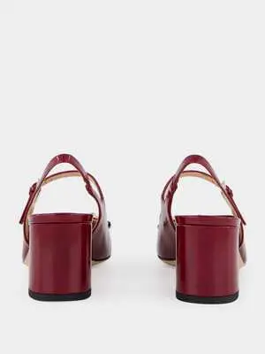 Gucci Horsebit Patent Slingback Pumps