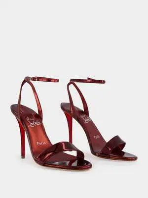 CHRISTIAN LOUBOUTIN Miss Z 100 Leather Sandals - Red