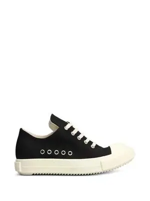 Rick Owens Extreme Eyelet Detail Sneakers - Black