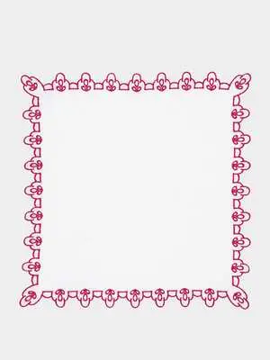 Borgo Delle Tovaglie Amalfi Antistain Linen Placemat - Red