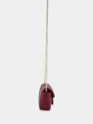 Gucci Gg Marmont Mini Leather Shoulder Bag - Red