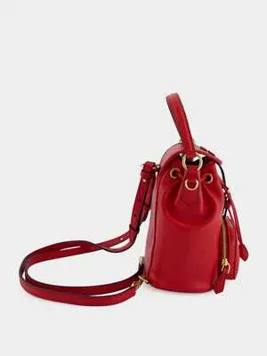 Miu Miu Calf Leather Bucket Backpack