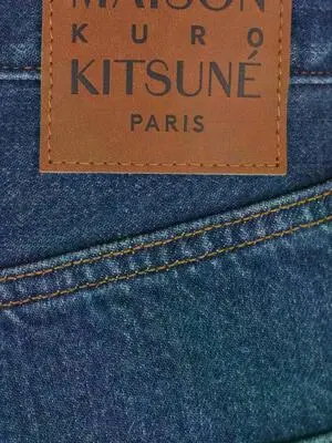 Maison Kitsuné X Kuro Voyage Five-pocket Jeans