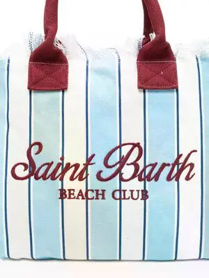 MC2 SAINT BARTH Striped Tote Bag - Blue