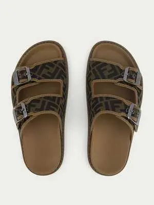 Fendi Feel Sandals - Brown