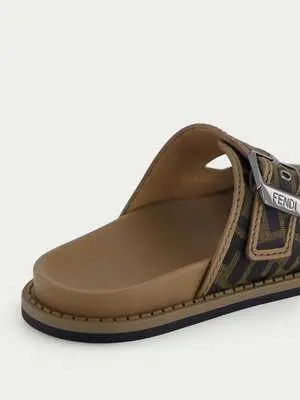Fendi Feel Sandals - Brown