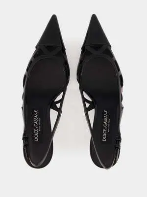 Dolce & Gabbana Leather Slingback Heels
