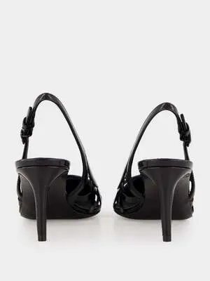 Dolce & Gabbana Leather Slingback Heels