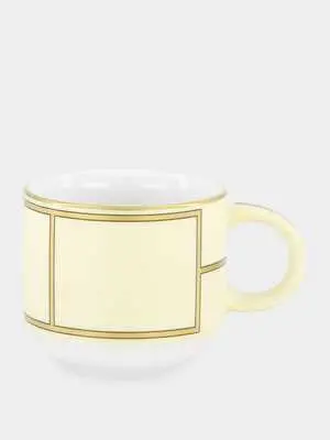 GINORI 1735 Porcelain Diva Coffee Cup - Yellow