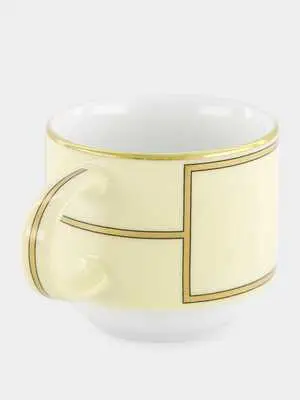 GINORI 1735 Porcelain Diva Coffee Cup - Yellow