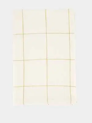 Madam Stoltz Checked Cotton Kitchen Towel
