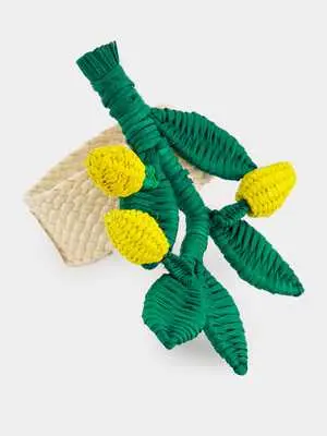 Coro Cora Lemon Branch Napkin Ring