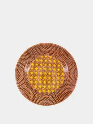 MARIO LUCA GIUSTI Patagonia Dessert Plate - Yellow