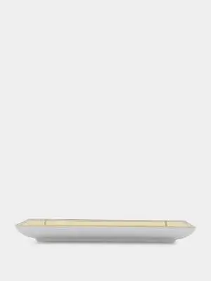 GINORI 1735 Giallo Porcelain Diva Rectangular Tray