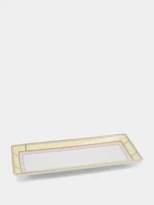 GINORI 1735 Giallo Porcelain Diva Rectangular Tray