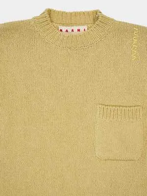 Marni Virgin Wool Sweater With Pocket