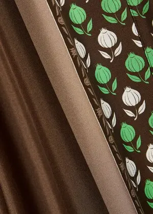 Tory Burch Printed Straight-leg Silk Trousers