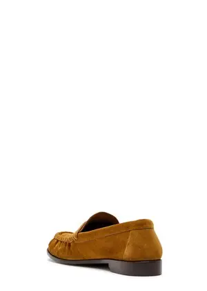 Saint Laurent Le Loafer 15 Suede Loafers - Tan
