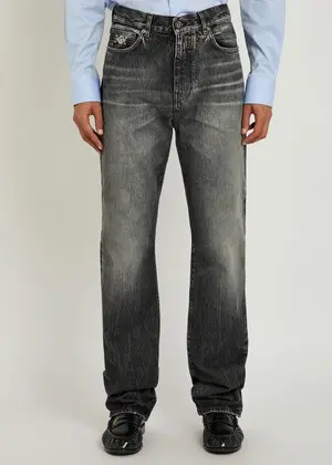 Versace Straight-leg Jeans - Grey