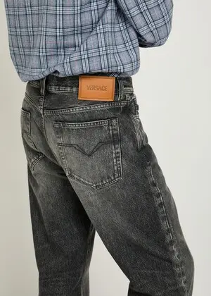 Versace Straight-leg Jeans - Grey